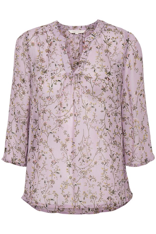 Part Two Knoxypw Blouse Artwork Light Purple Shop Artwork Light Purple Knoxypw Blouse From